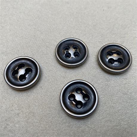 4-Hole Metallic Button