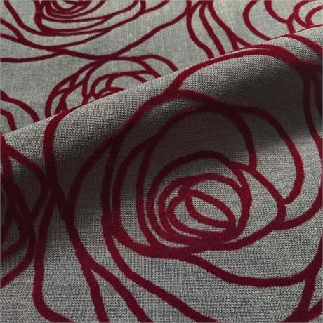 Flower Flocked Wool
