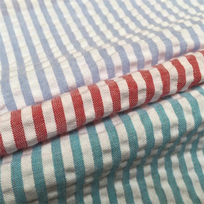 Poly Cotton Seersucker