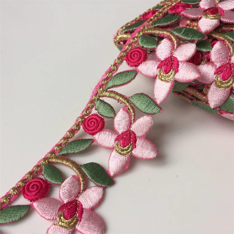Hand Made Indian Floral Trim