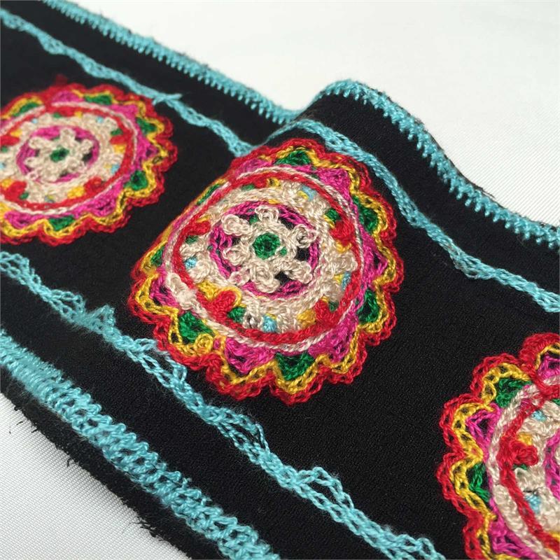 Multi Embroidered Ribbon