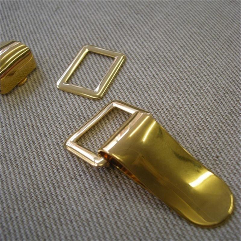 Steel Garment Clip 15mm - Gold