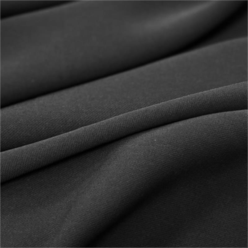 Black Double Georgette