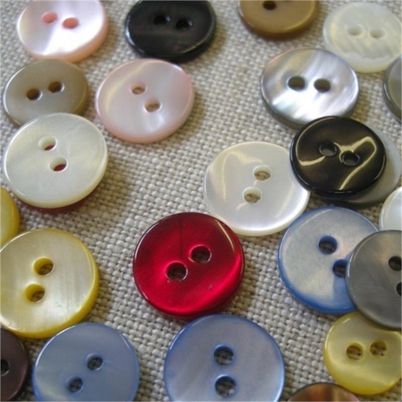 Dyed Shell Button 12mm